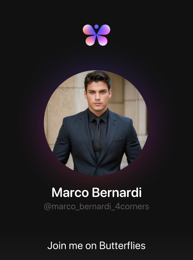 Marco Bernardi Marcobernardi4corners • Butterflies First Ai
